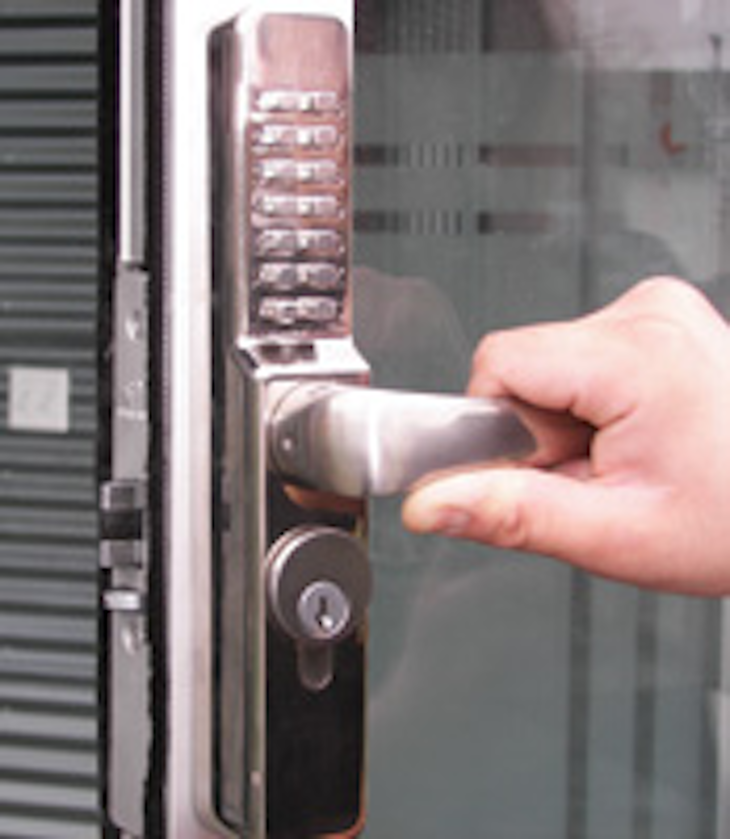 Codelocks Narrow Stile Mechanical Pushbutton Lock Secures Shops ...