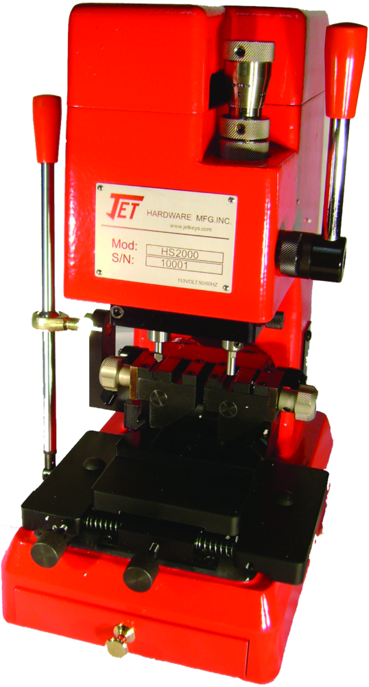 Jet Hardware HS2000 Key Machine: Side Mill Duplicator | Locksmith Ledger