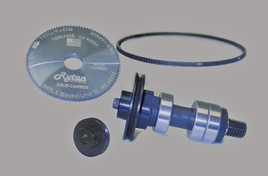 The Rytan RY103 Optional Carbide Cutter and Pulley Kit allows ...