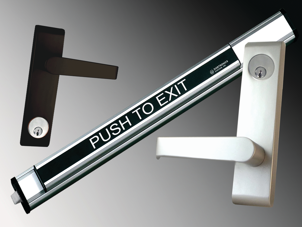 Rim Panic Exterior Lever Handles | Locksmith Ledger