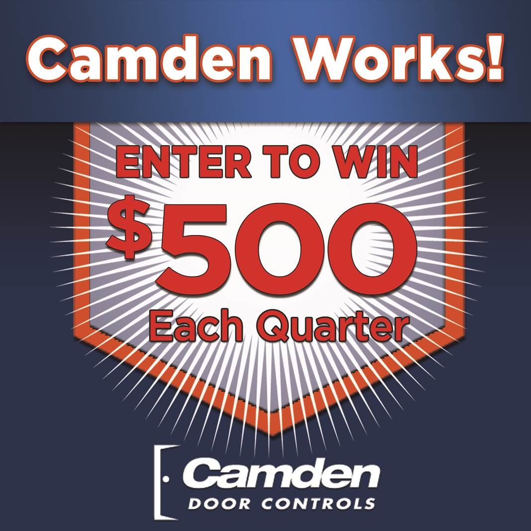 Camden Door Controls Launches Quarterly Installation Contest ...