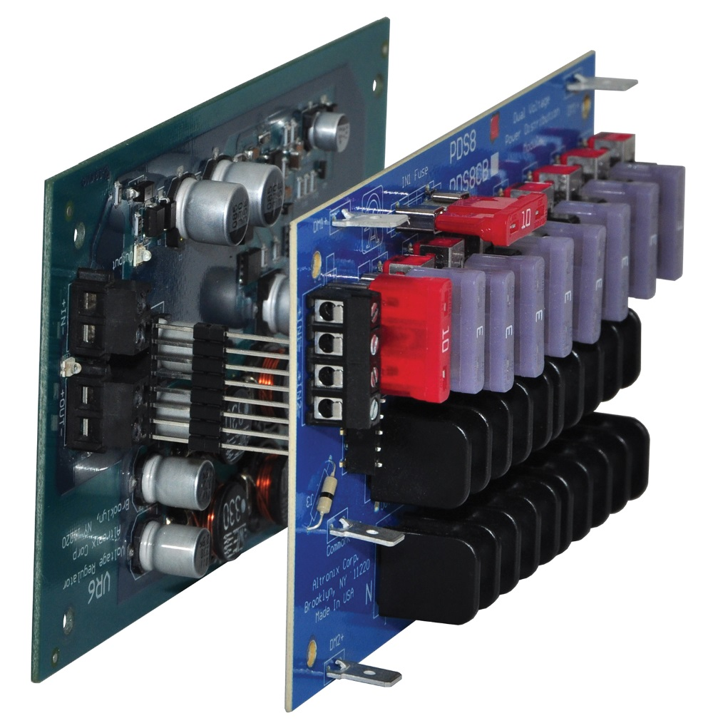VR6 Voltage Regulator and PDS8 Dual Input Power Distribution Module ...