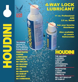 Houdini Lock Lube | Locksmith Ledger