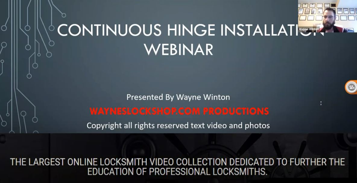 Bench Time: Continuous Hinge Installation | Locksmith Ledger
